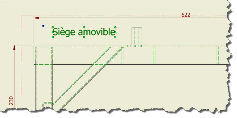 Associer un texte à une vue de dessin Inventor - Aplicit