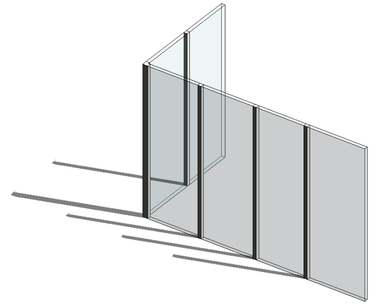 Les différents types de meneaux de mur rideaux REVIT - Aplicit