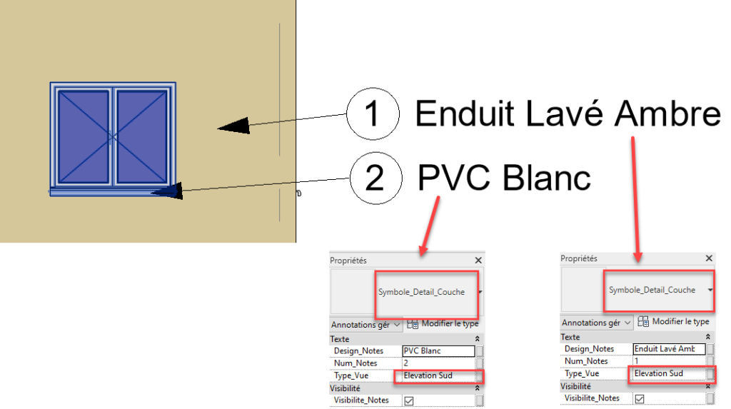 REVIT Notes de plan avec le Bloc-Notes : exemple d'utilisation | Aplicit