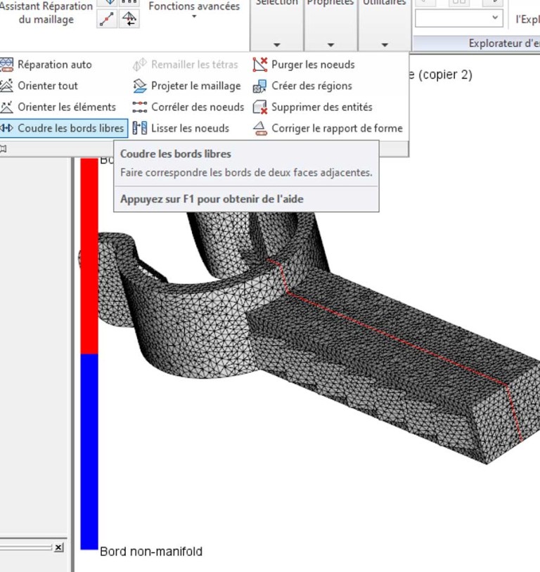 Moldflow maillage symetrique : Comment mailler une pièce symétrique