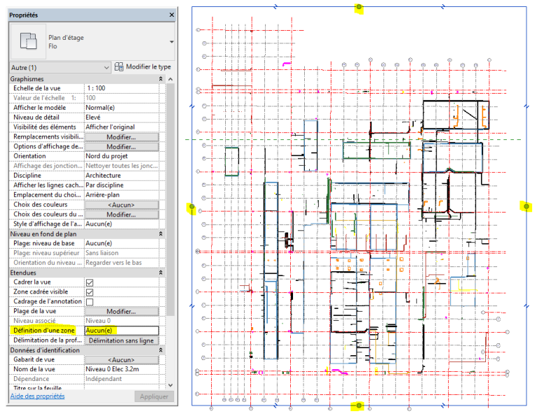 Cadrage de vue inaccessible sur REVIT - Aplicit