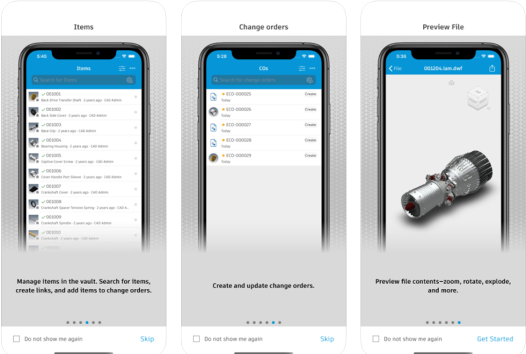 Autodesk Vault Mobile App – "Release preview" - Aplicit