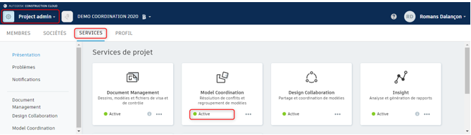 Model coordination : La détection de clash de la plateforme ACC - Aplicit