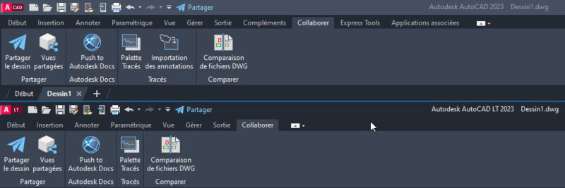AutoCAD et AutoCAD LT : différences - Aplicit