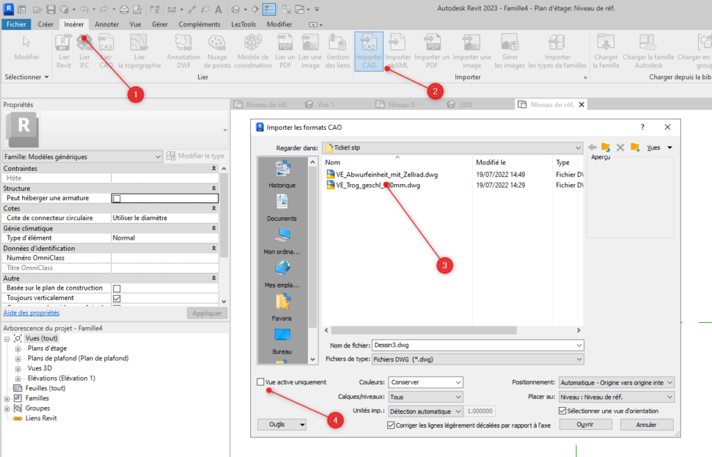 EXPLOITER UN FICHIER STEP DANS REVIT - Aplicit