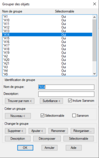 AutoCAD : utiliser des groupes - Aplicit