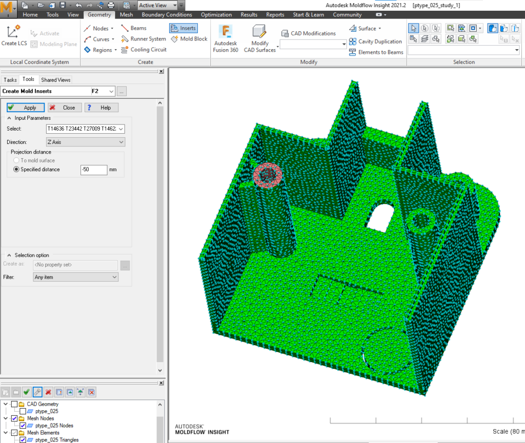 Moldflow : Comment créer des inserts dans Moldflow Synergy ? - Aplicit