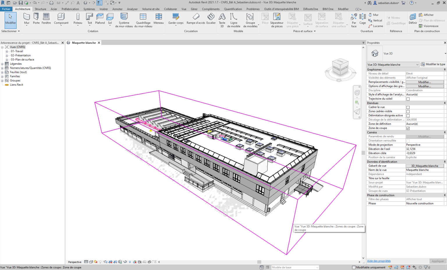 Zone de coupe Revit - Aplicit