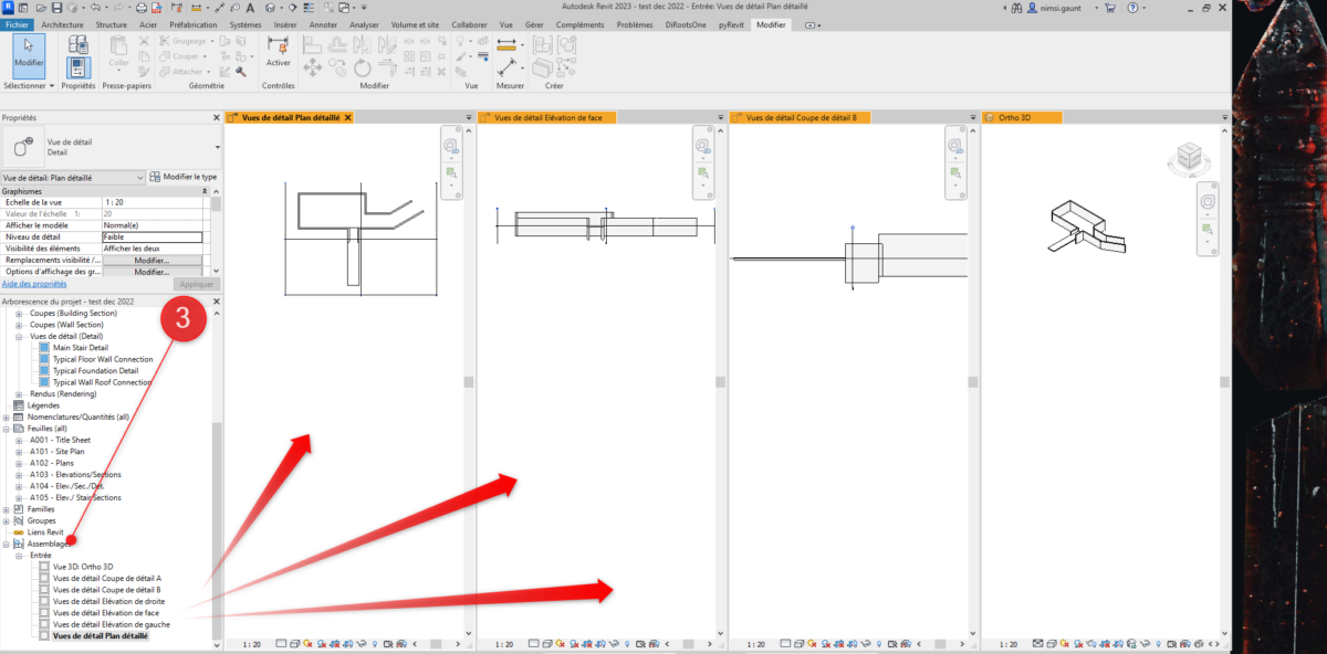 La fonction ASSEMBLAGE de REVIT - Aplicit