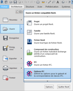 Intégration des paramètres d'une maquette IFC dans REVIT - Aplicit