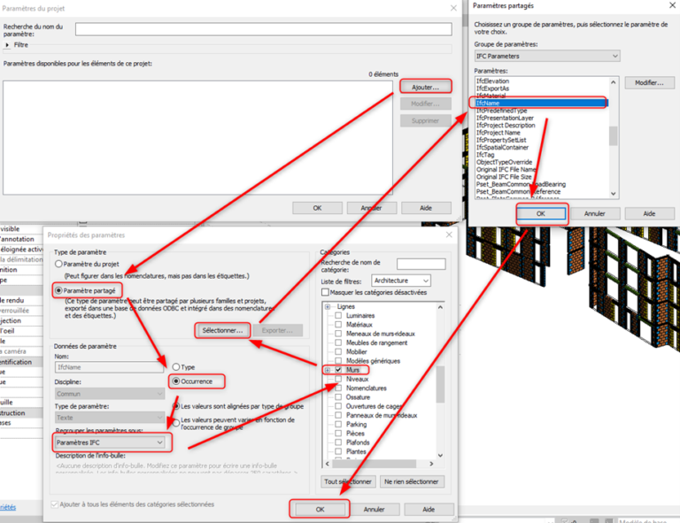 Intégration des paramètres d'une maquette IFC dans REVIT - Aplicit