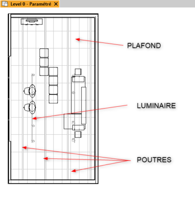 HSP et HSPo: Annoter un plafond dans une vue en plan avec REVIT - Aplicit