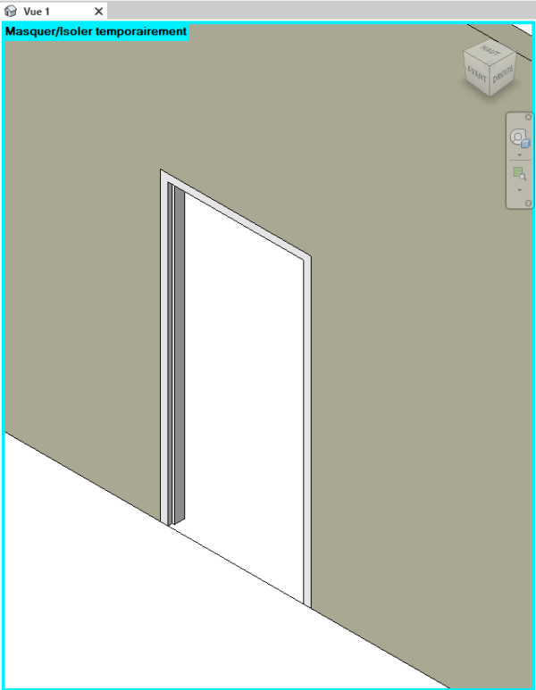 Paramétrage d'un oculus sur un panneau de porte dans REVIT - Aplicit