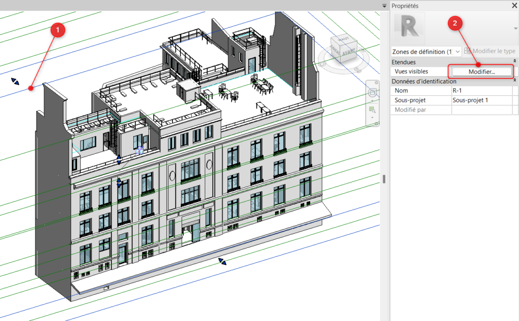 Revit - Gérer l'affichage de vos zones de définition - Aplicit